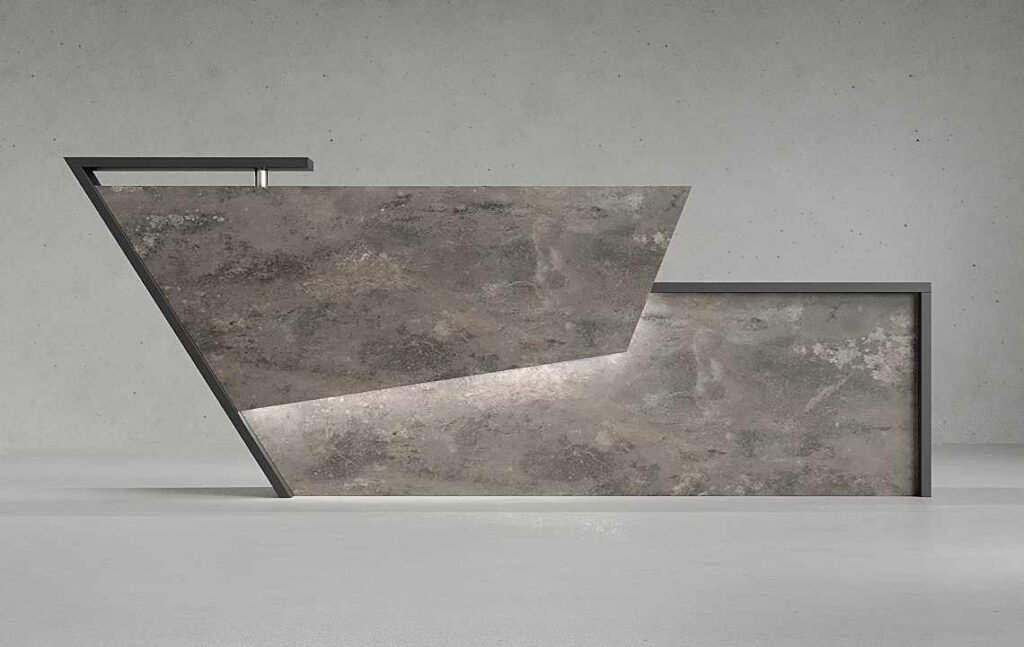 Jade Reception Desk Black Leg | Office Reception Furniture UAE