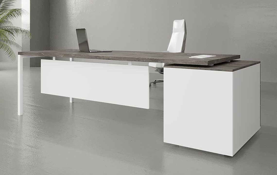 Tron Straight executive Desk | Highmoon Furniture | Buy Now