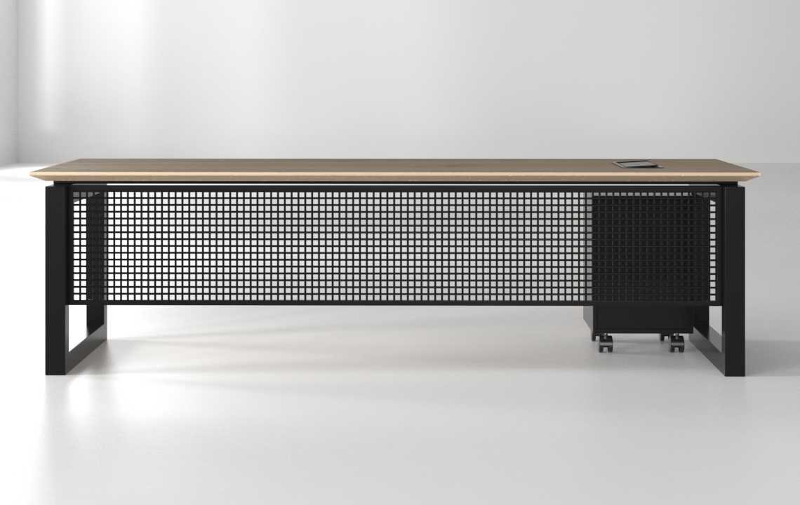 Tron Straight executive Desk | Highmoon Furniture | Buy Now