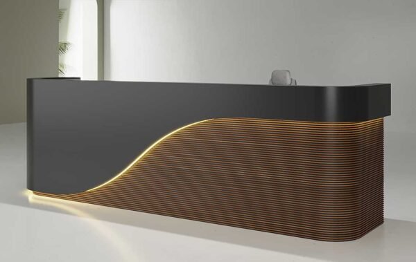 Buy Curved Reception Desks UAE | Custom-Made Office Desks