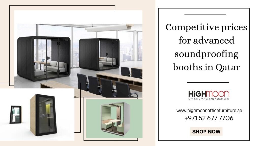 Cheap Booth Price in Qatar | Advanced Soundproofing Technology