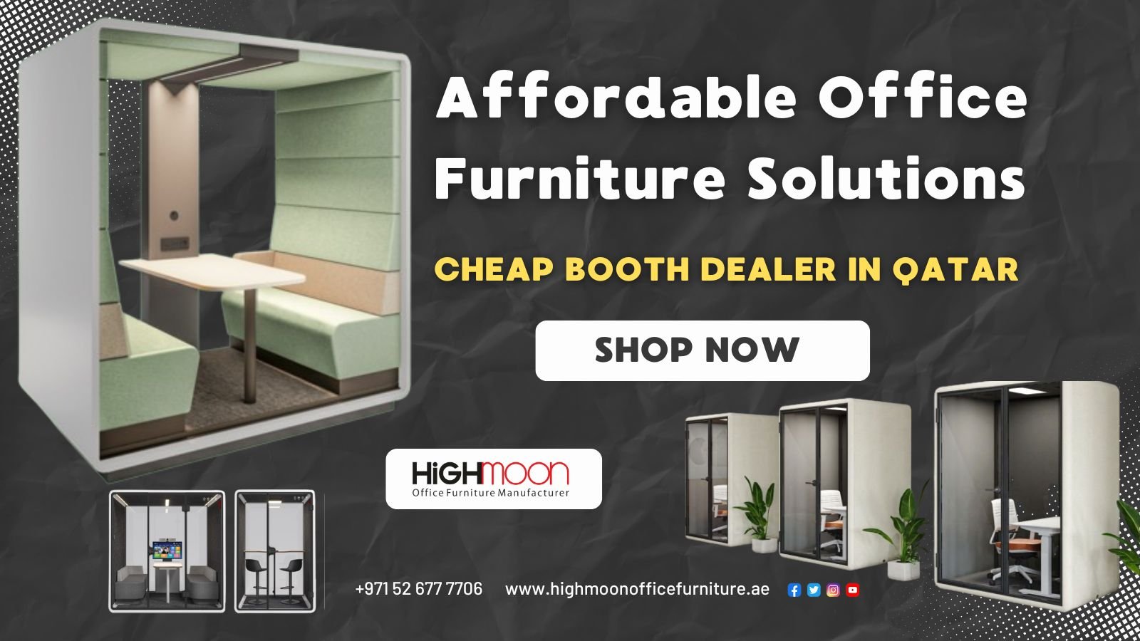 Cheap Booth Dealer in Qatar | Affordable Office Furniture Solutions
