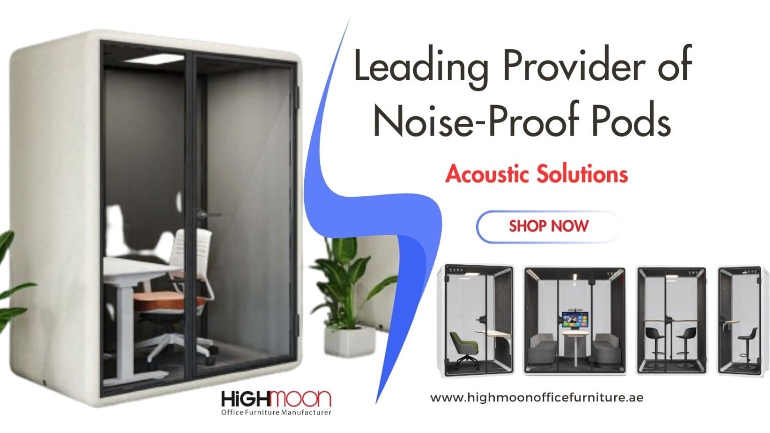 Office Booth Seller in Qatar | Leading Office Noise Proof Pod