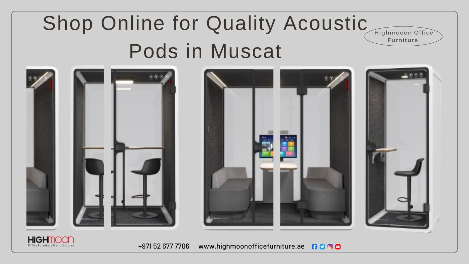 Buy Best Quality Acoustic Pods Manufacturer in Muscat