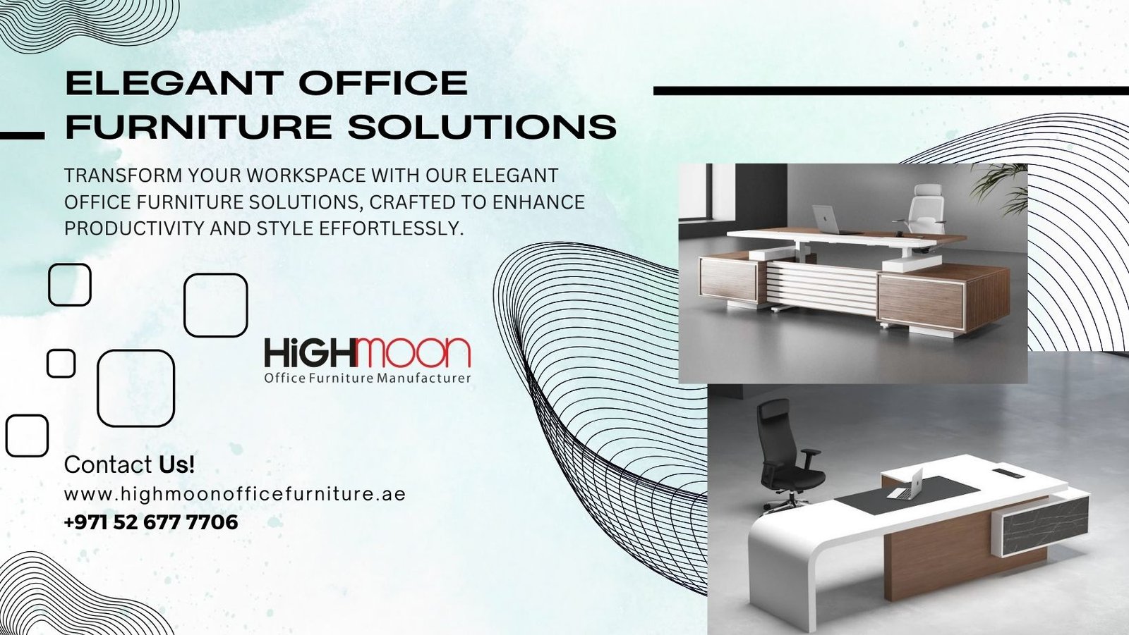 Nice Executive Desk in Dubai : Enhance Your Workspace